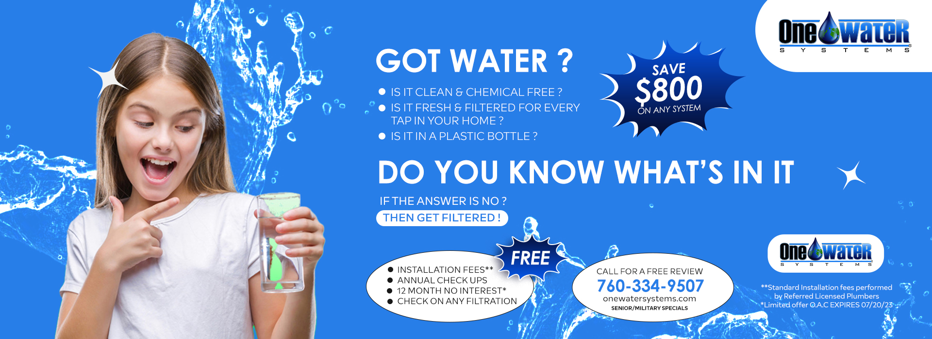 One Water Systems | Home Water Filter Oceanside