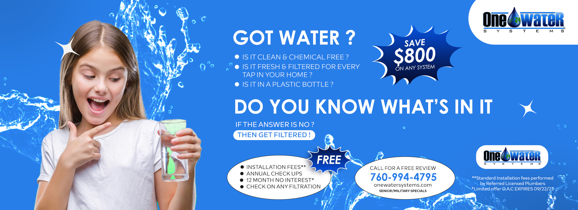 One Water Systems | Home Water Filter Oceanside