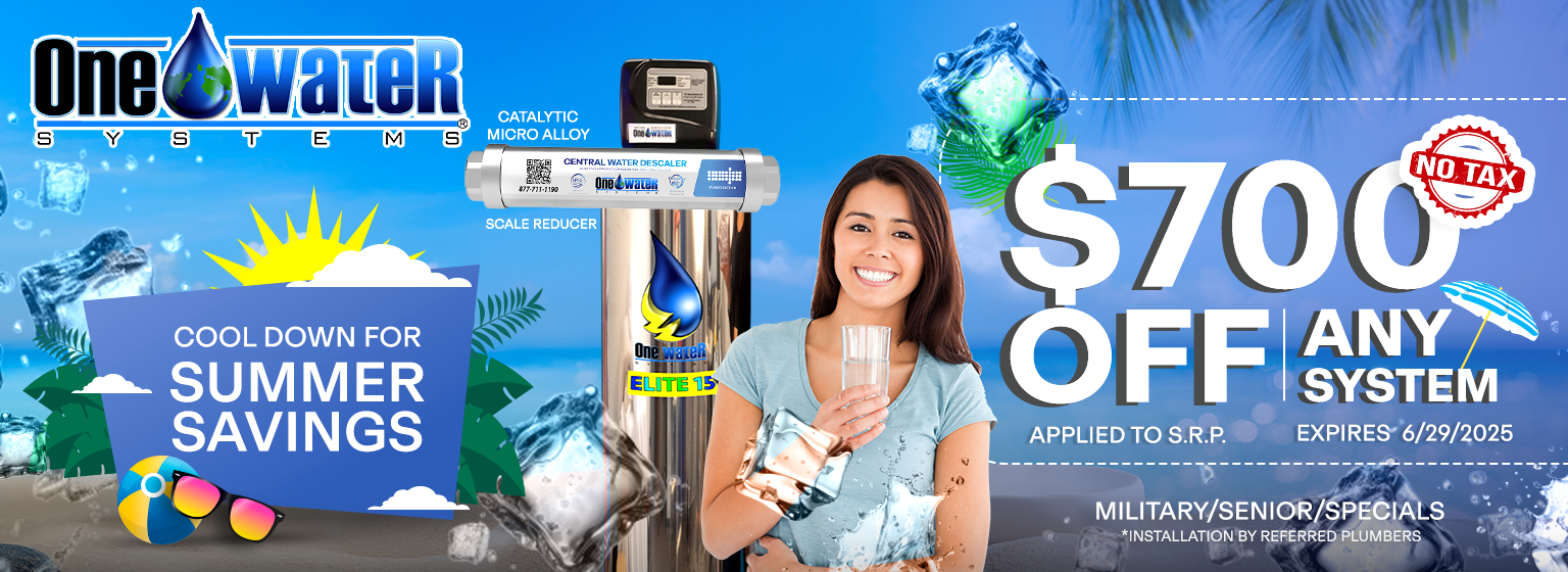 One Water Systems | Whole House Water Filtration & Water Softening Systems